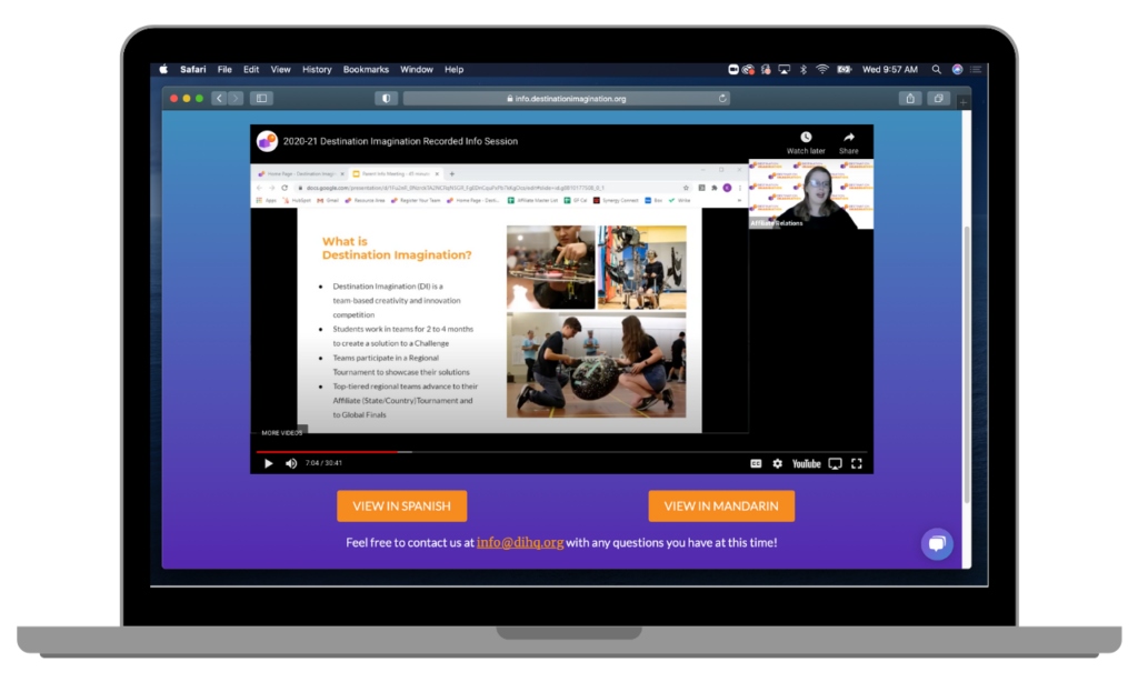 Challenge Experience - Destination Imagination